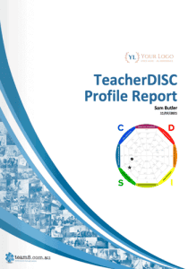 DISC for Education: TeacherDISC | Team8 Assessments